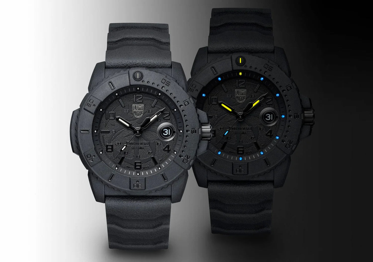 Luminox Navy SEAL Foundation Military Blackout Watch 45 mm XS.3601.BO ...